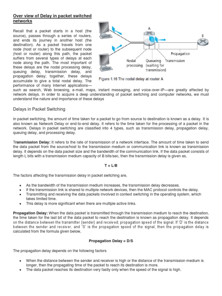 Notes For Computer Network | PDF | Osi Model | Computer Network
