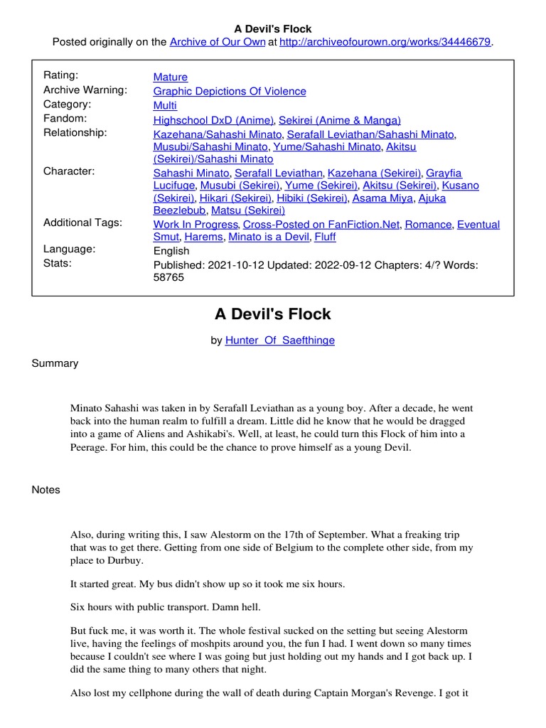 A Devils Flock | PDF