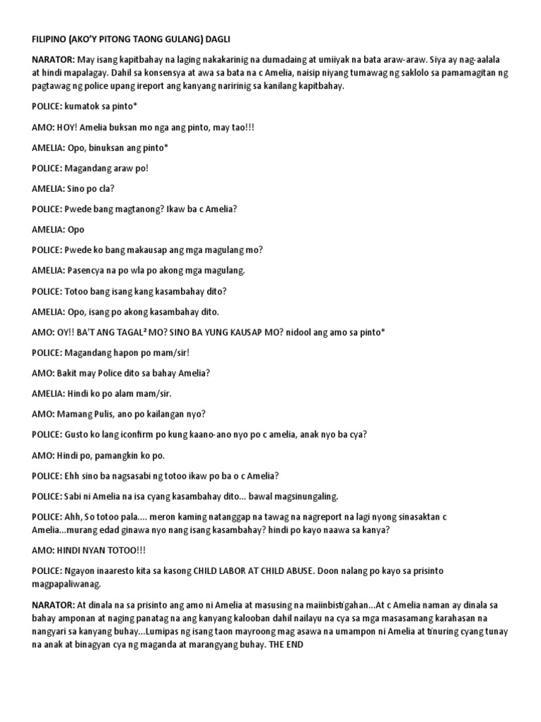 Dagli (Script) | PDF