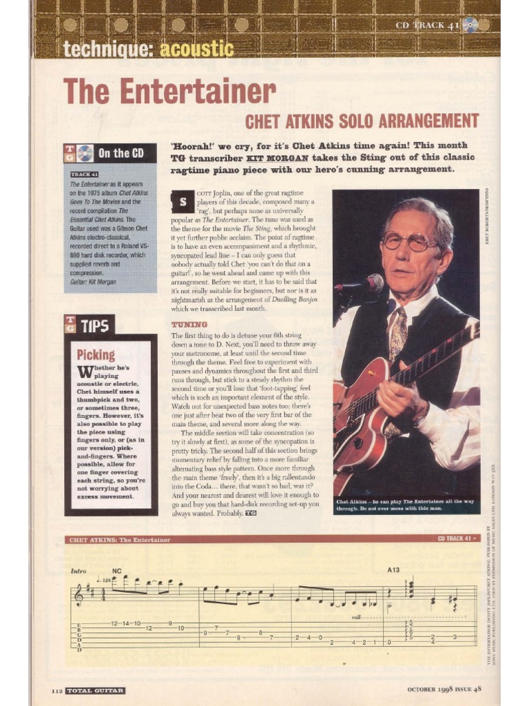Chet Atkins The Entertainer | PDF