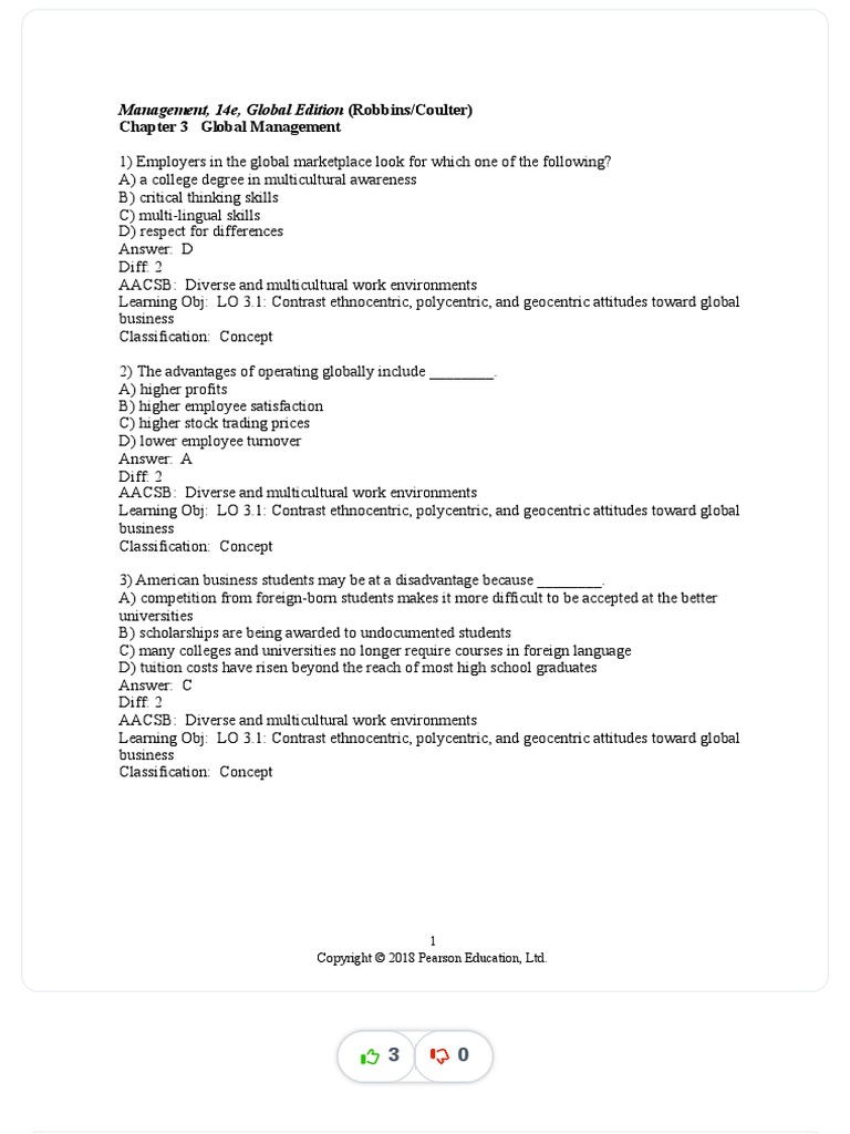 Chapter 3 MCQ Questions - Compress | PDF | Trade | North American Free ...