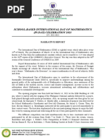 Mathematics Accomplishment Report | PDF | Teaching Mathematics | Concept