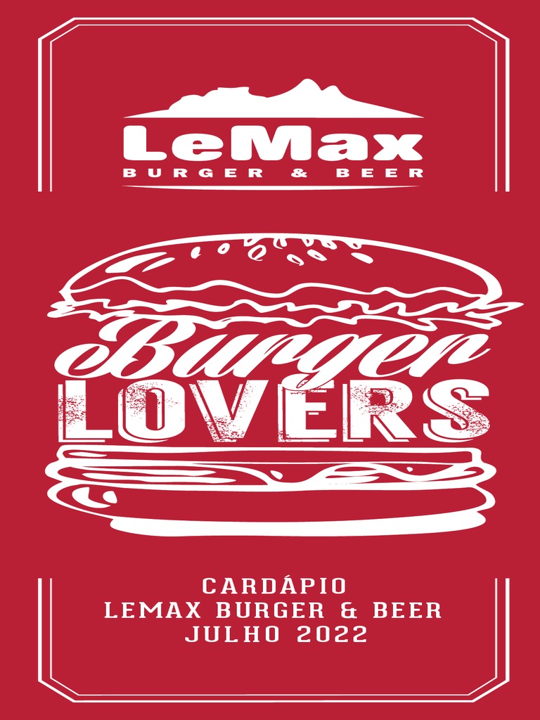 Cardapio Burger Beer Tabela B WEB | PDF | Culináriar | Comidas e bebidas