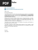 Application Letter - DTI | PDF