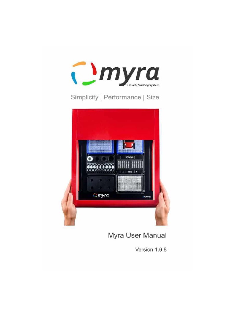 Myra User Manual Version 1.6.8-Compressed | PDF | Ultraviolet | Usb Flash Drive