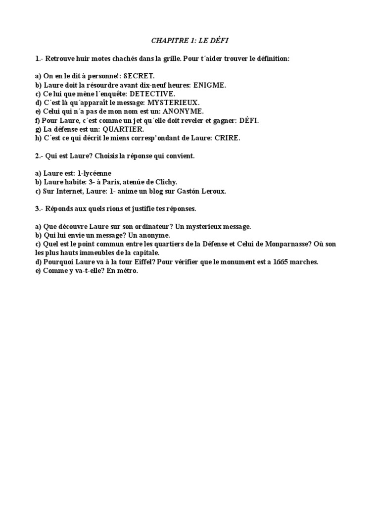 Enigmes et Mystères à Paris | PDF
