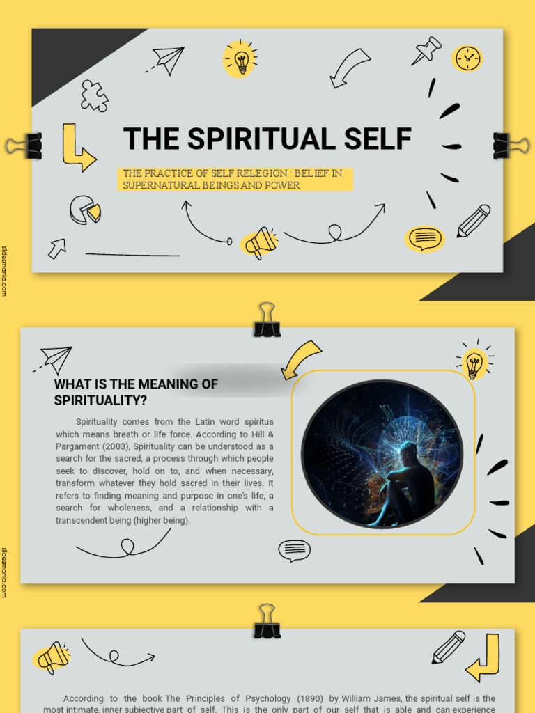 The Spiritual Self: The Practice of Self Relegion: Belief in ...