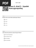 Pierwszy Rozbiór Polski | PDF