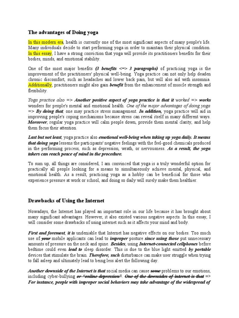 Advantages and Disadvantages | PDF | Mental Health | Family
