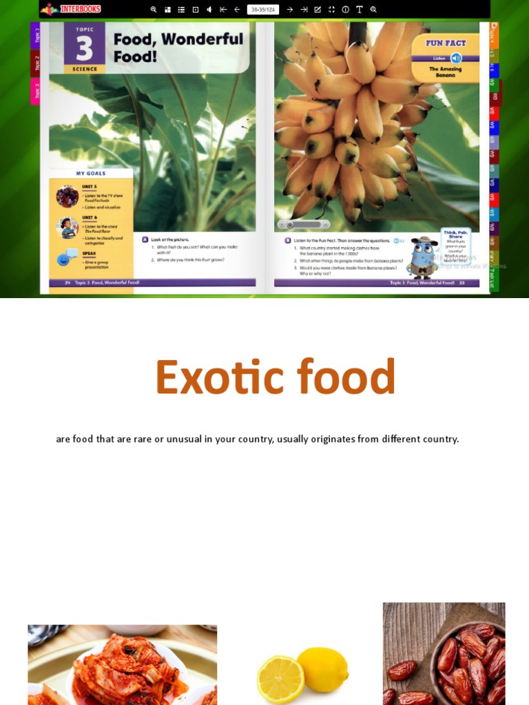 Exploring Exotic Foods and Tastes | PDF