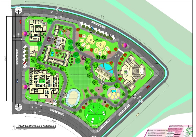 Planta Acotada Y Amoblada: Superficie: 11976,718 m2 | PDF
