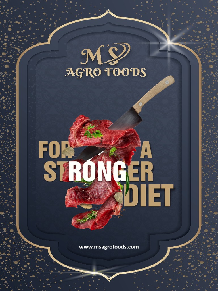 MS AGRO FOODS Product Brochure (MS) | PDF | Lamb And Mutton | Foods