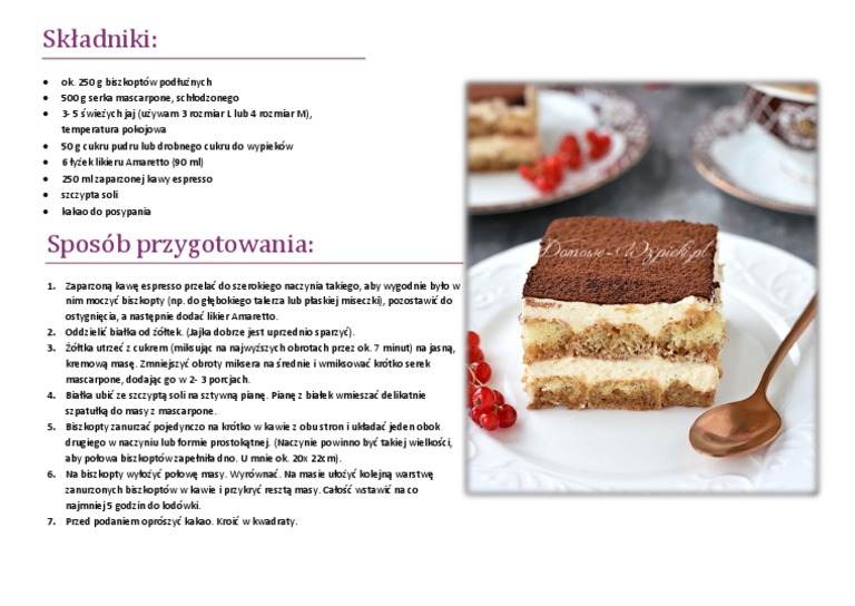 Tiramisu | PDF