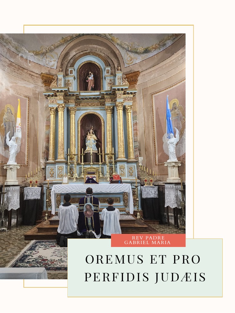 Oremus Et Pro Perfidis Judeaes | PDF | Liturgia | Missa (liturgia)