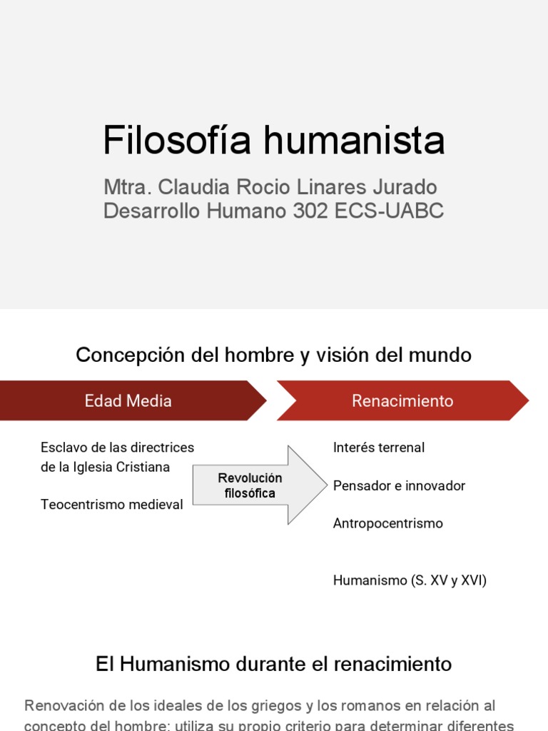 Filosofía Humanista | PDF | Renacimiento | Conocimiento