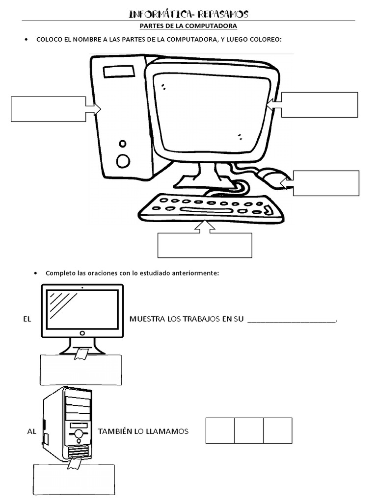 Partes de La Computadora | PDF