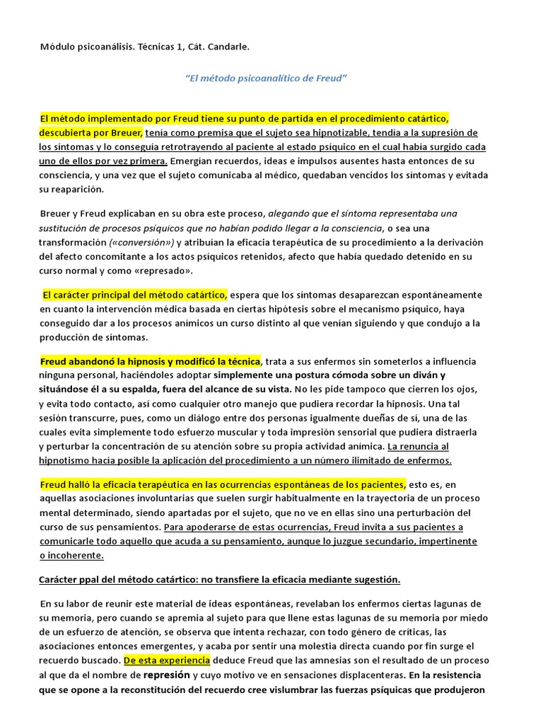 Resumen Psa | PDF | Teoría de apego | Psicoanálisis