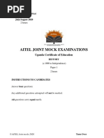 S1 & S2 History Exam Sample Items | PDF | Homo | Learning
