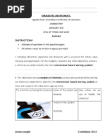 NCDC Biology Sample Assessment Items S1 S2 2022 | PDF | Educational ...