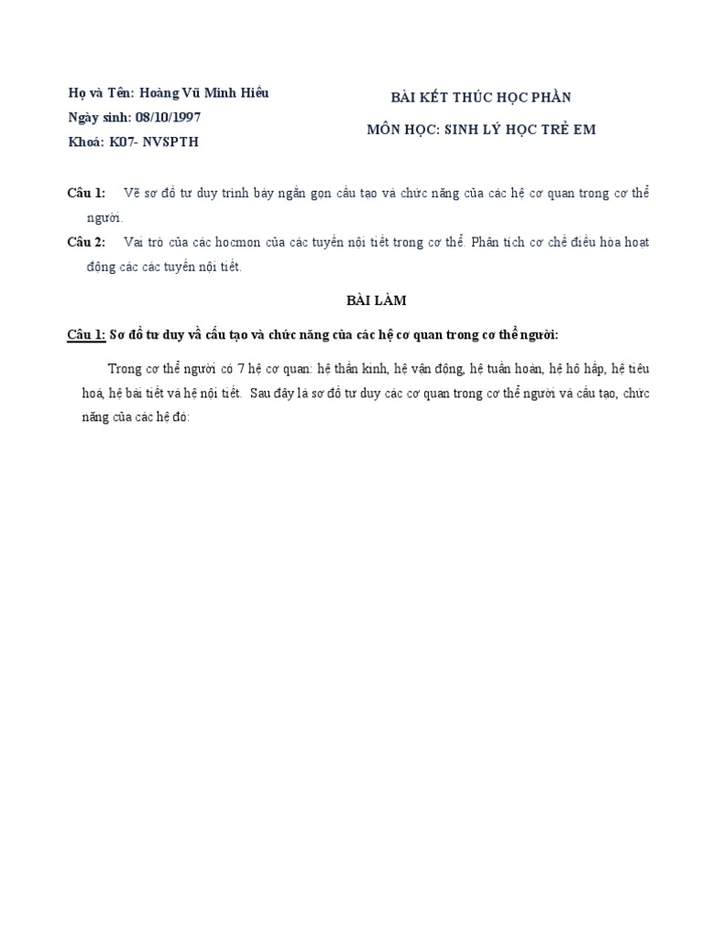 BB1-Hoàng Vũ Minh Hiếu-K07NVSPTH | PDF