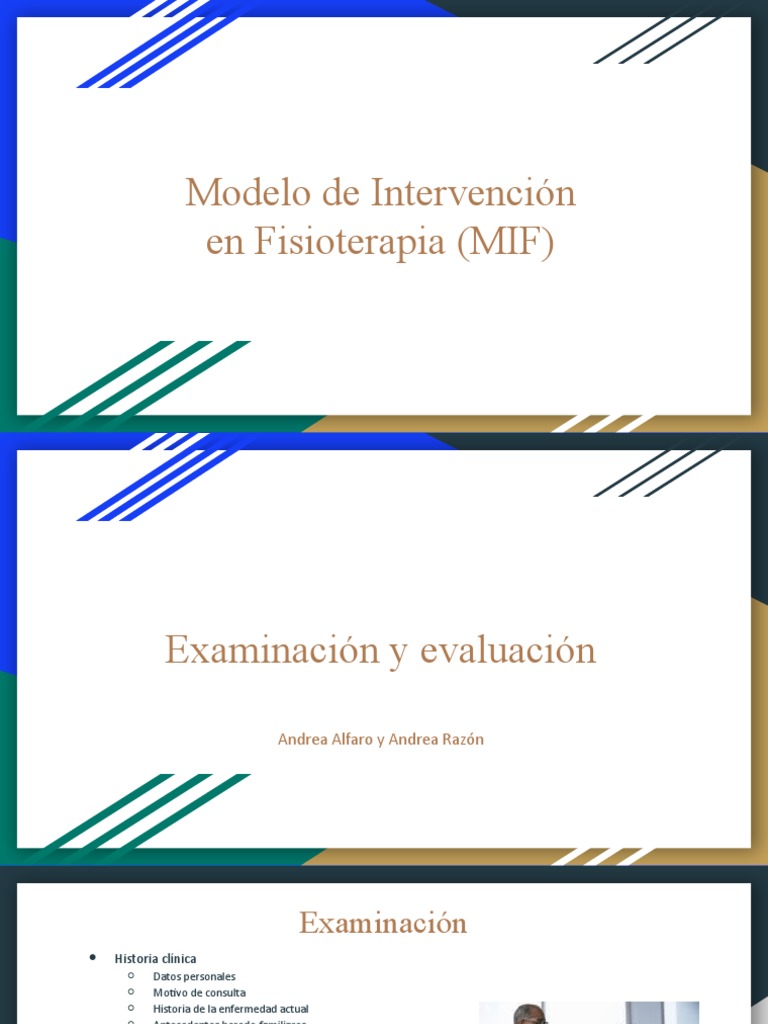 Modelo de Intervención en Fisioterapia (MIF) | PDF | Terapia física | Diagnostico medico
