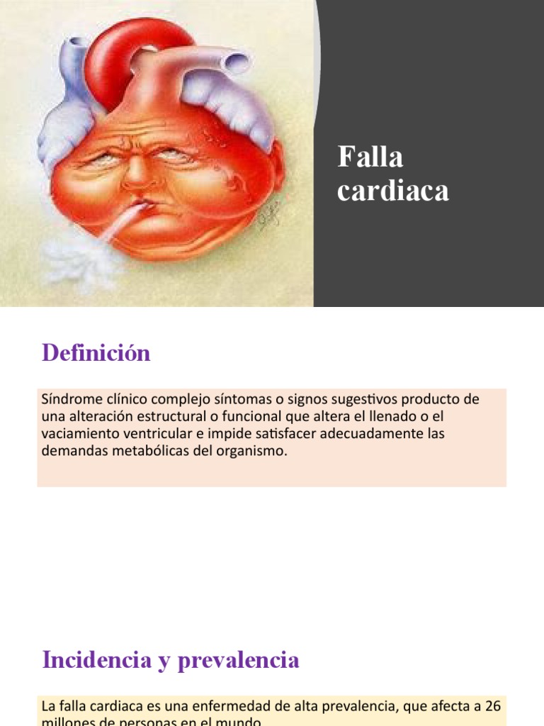 Falla Cardiaca Lista | PDF | Insuficiencia cardíaca | Especialidades ...