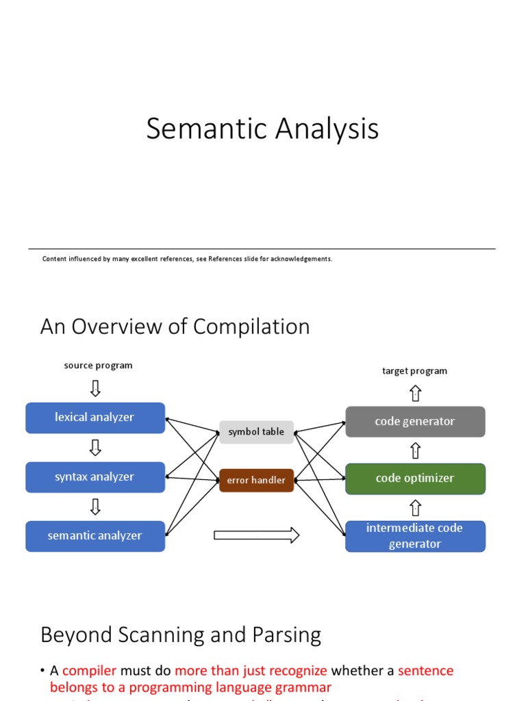 Ognsemantic Analysis | PDF | Compiler | Parsing