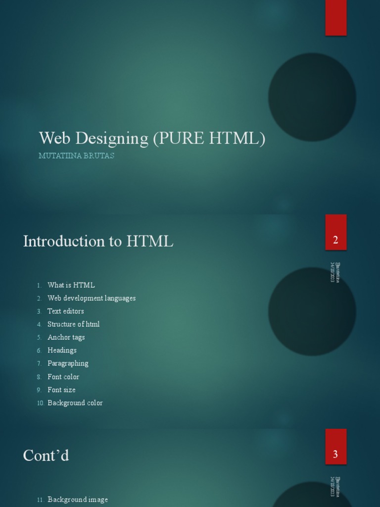 Hypertext Markup Language | PDF | Html Element | Html