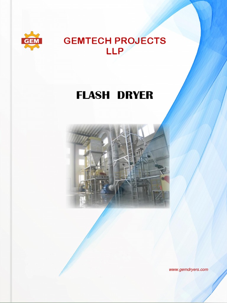 Flash Dryer Technology Overview | PDF | Duct (Flow) | Physical Sciences