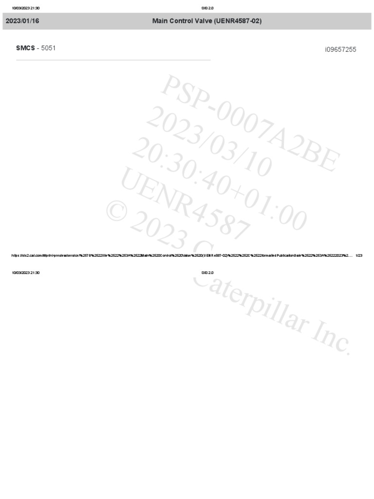 950 GC Main Controle Valve | PDF | Valve | Pump