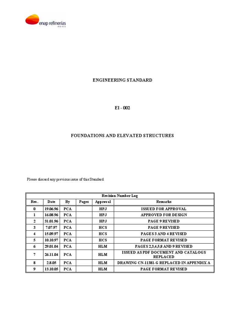 Engineering Standard: Please Discard Any Previous Issue of This ...