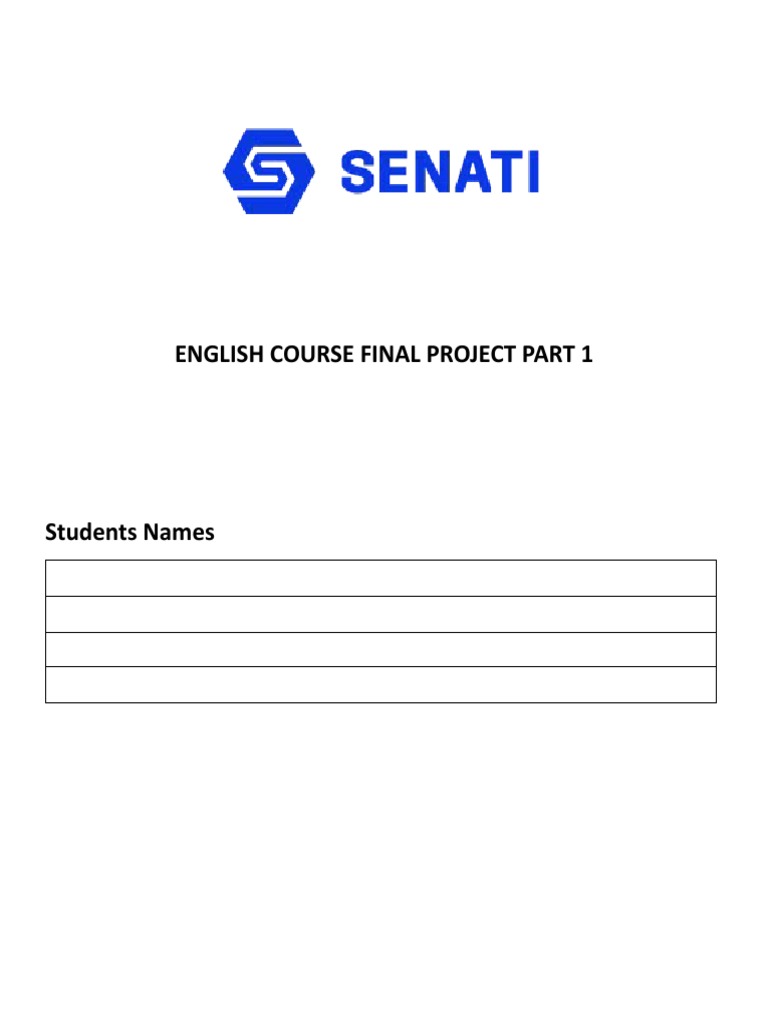 English Course Final Project Part 1 | PDF