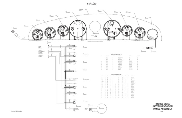248/268 Vista Instrumentation Panel Assembly | Download Free PDF ...