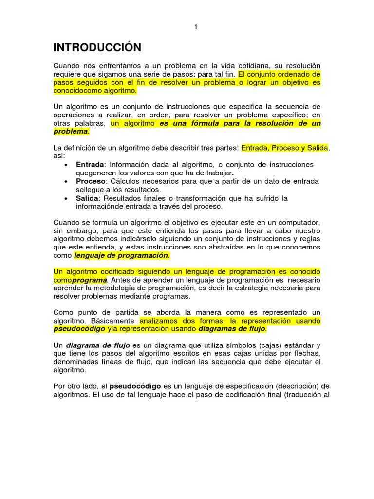 Guia Pseint | PDF | Algoritmos | Programación de computadoras