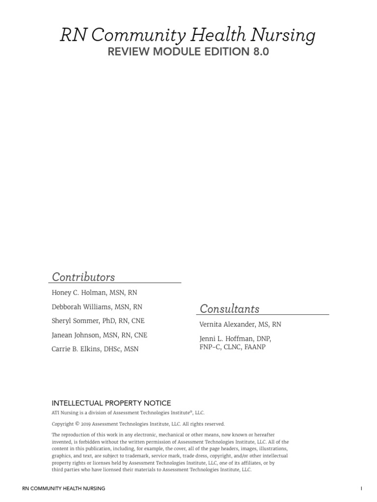 ATI Community Ebook | PDF | Nursing | National Council Licensure ...