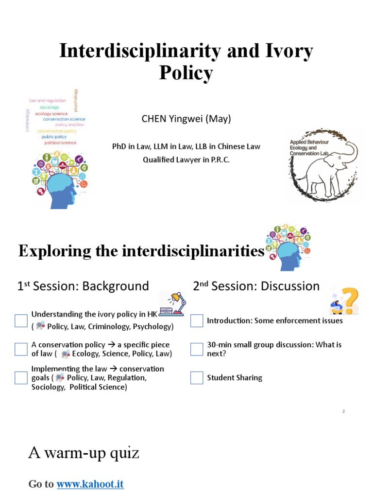 Interdisciplinary Lesson 11 April | PDF | Conservation Biology | Policy