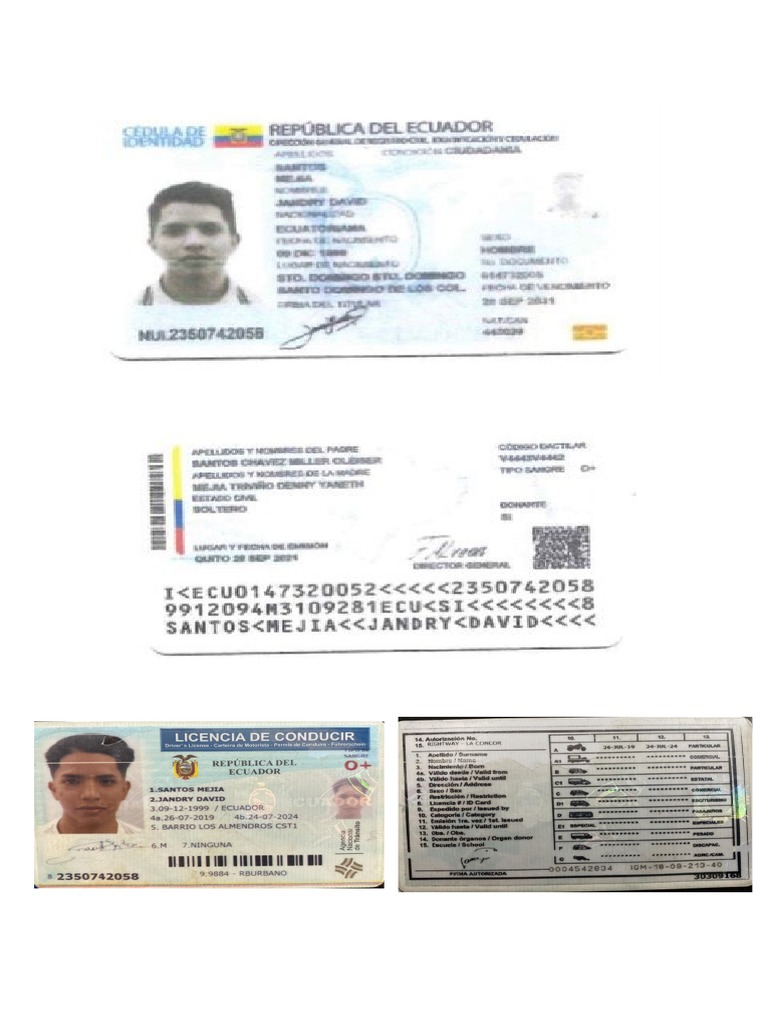 Documento de Identidad | PDF