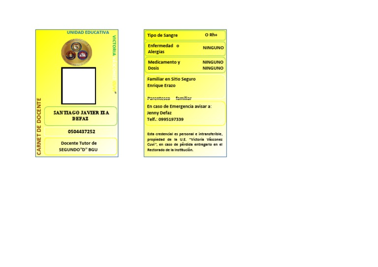 Carnet Docente | PDF