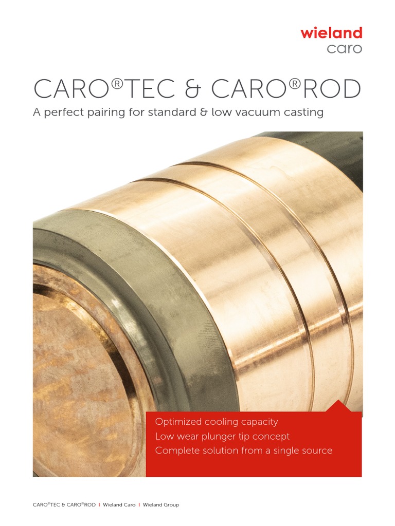 CARO®TEC & CARO®ROD Casting Solutions | PDF | Technology & Engineering