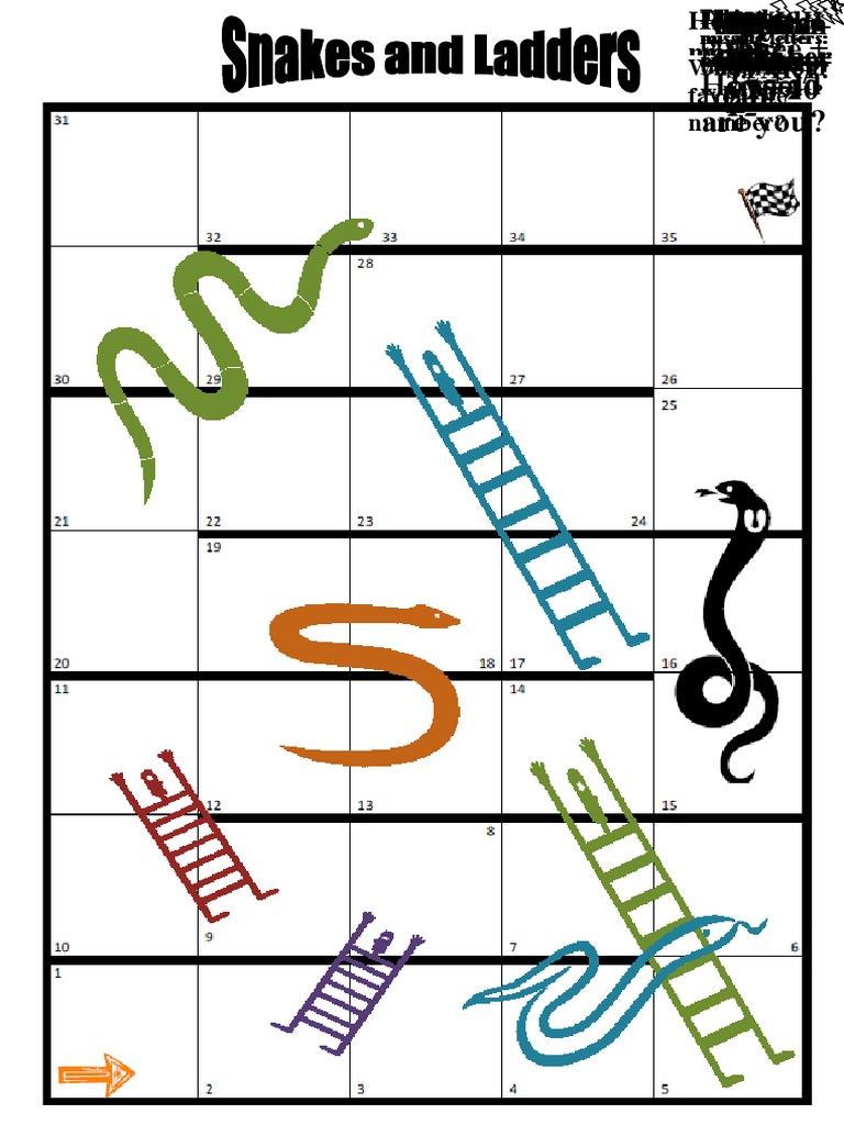 Snakes and Ladders Math Activities | PDF
