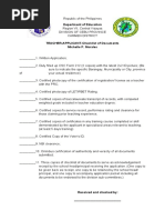 Deped Teacher 1 Applicant Checklist | PDF