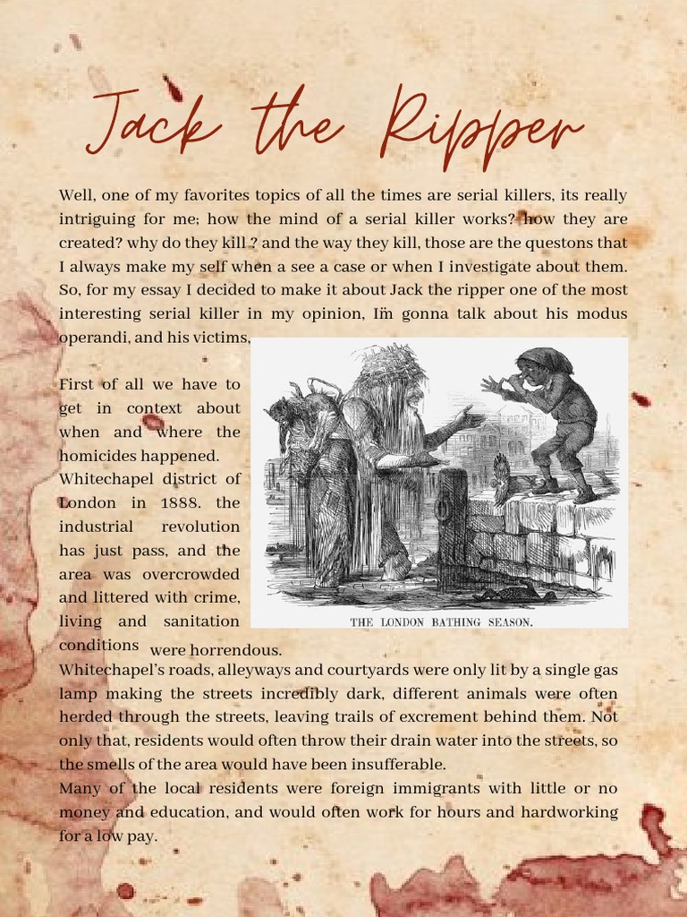 Jack The Ripper | PDF | Jack The Ripper | Anatomical Terms Of Motion