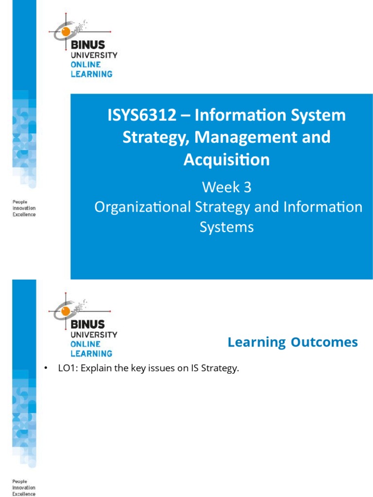 PPT-ISYS6312-PPT03-W3 R2206 Binus | PDF | Organizational Structure ...