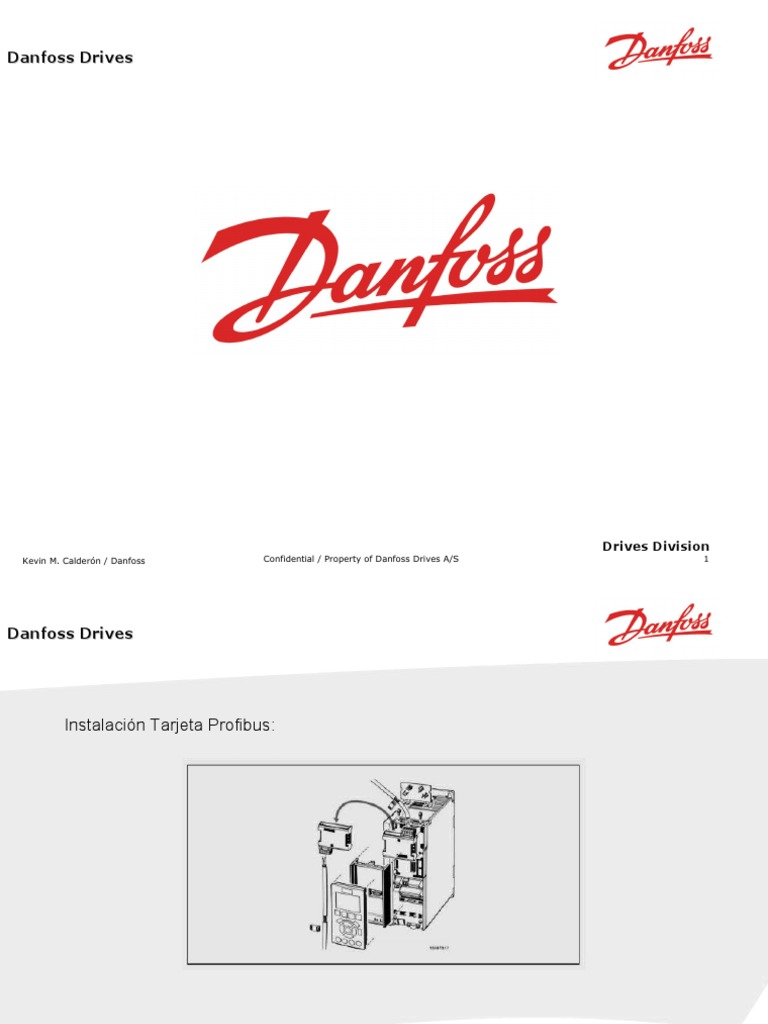 Configuración Profibus en Danfoss | PDF | Redes de computadoras ...