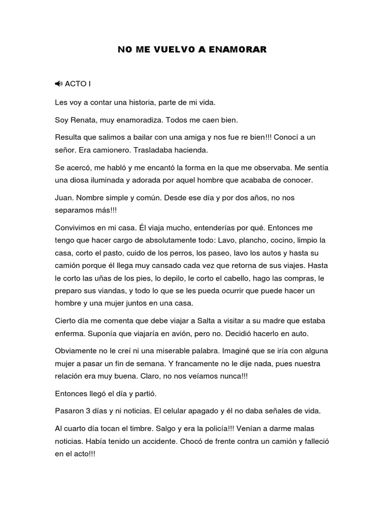 No Me Vuelvo A Enamorar | PDF