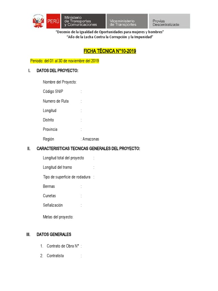 Modelo de Ficha Técnica de Seguimiento | PDF