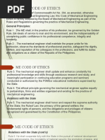 Mechanical Engineer Ethical Code | PDF | Engineer | Profession
