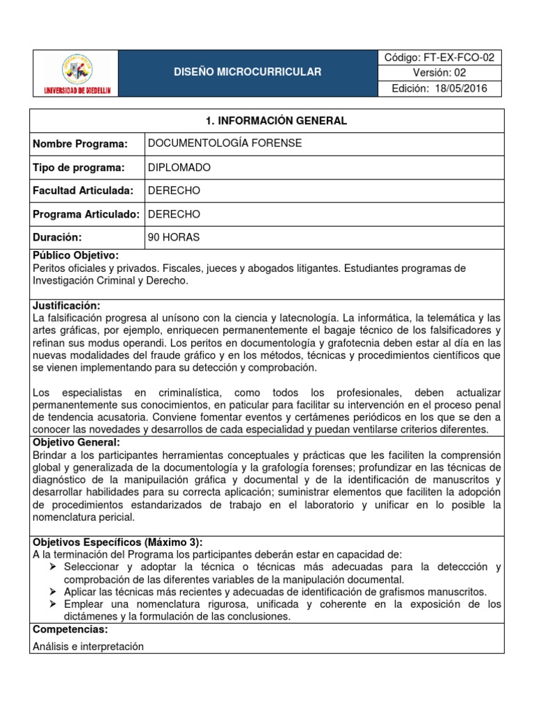 D Documentologia Forense | PDF | Billete de banco