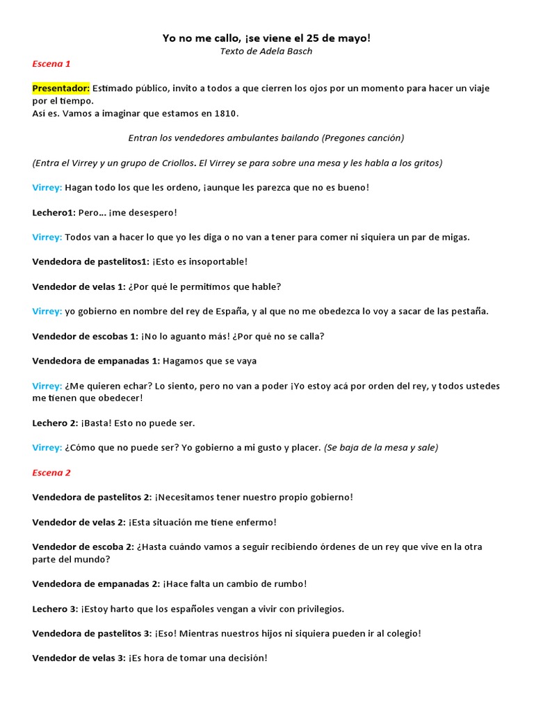 Acto 25 de Mayo Adela Basch | PDF