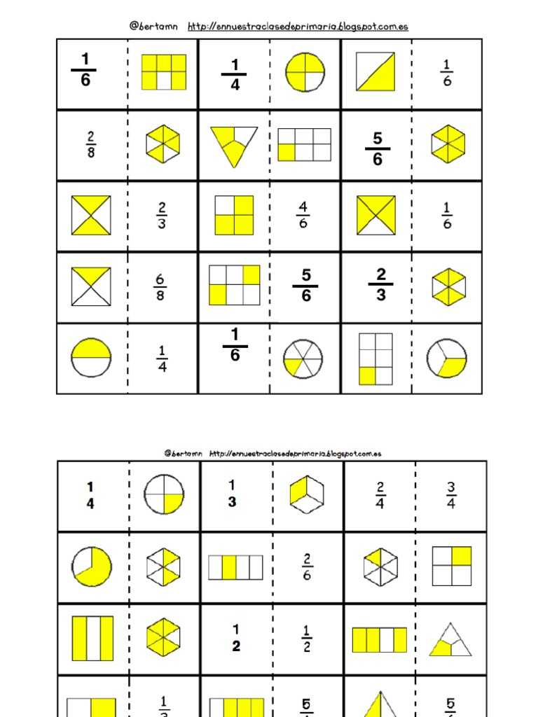 Domino de Fracciones | PDF